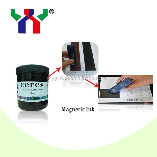 Ceres Magnetic Ink Red Color - Application sample