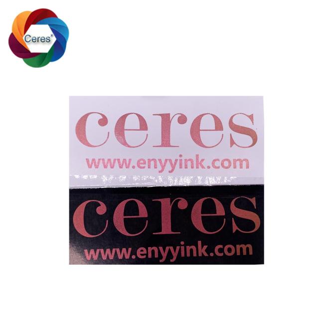 Ceres YY8 Optical Variable Ink sample printing