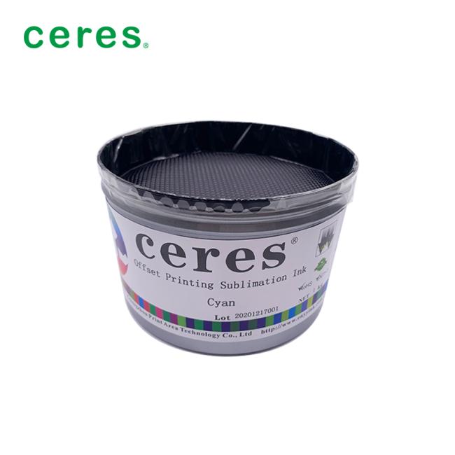 Close-up of Magenta Offset Ink