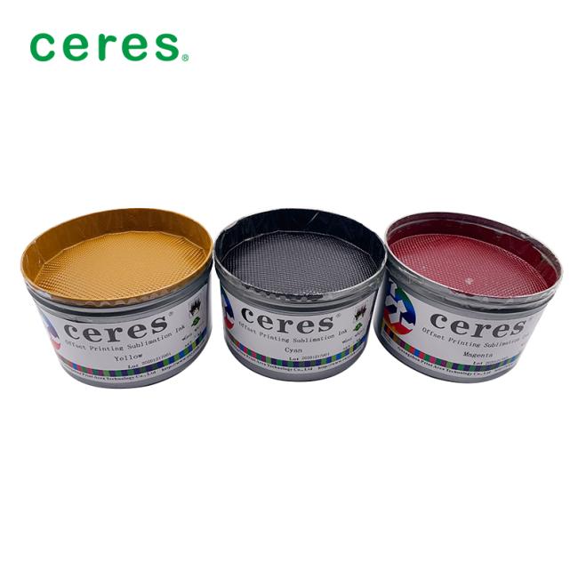 Sublimation ink printing process