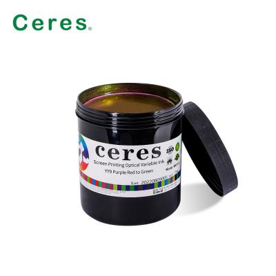 China Impressão de tela Tinta óptica variável YY9 Roxo a Verde à venda