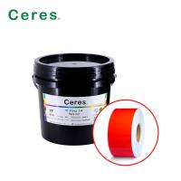 China Solvent Base Uv Flexo Ink Warm Red For Narrow Web Label Machine for sale