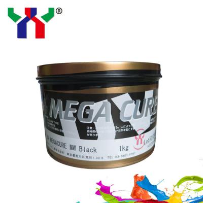 China Megami Mega Cure UV Offset Ink CMYK Fast Drying Ink For Plastic Printing for sale