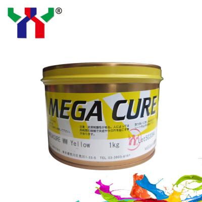 China Megami Mega Cure UV Offset Ink CMYK Fast Drying Ink For Plastic Printing for sale