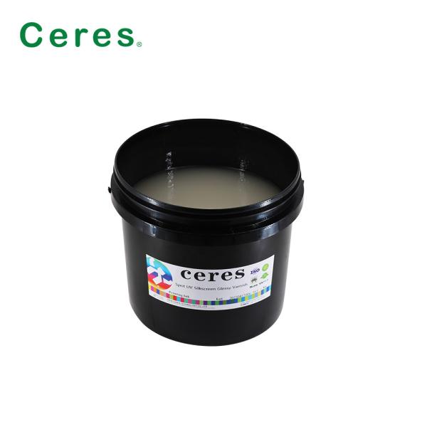 High Gloss Scratch Resistant Uv Screen Printing Varnish High Concentration