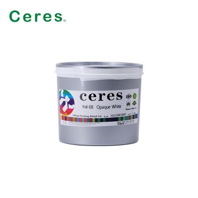Cina 2kg/può stampa offset inchiostrare per 3 pezzi di Tin Opaque White in vendita