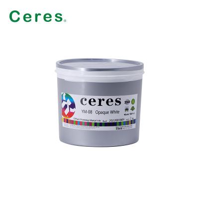 Cina 2kg/può stampa offset inchiostrare per 3 pezzi di Tin Opaque White in vendita