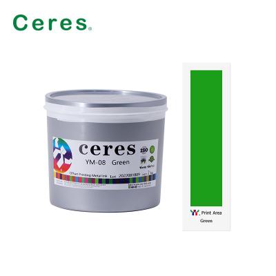Cina 3 pezzi di Tin Metal Offset Printing Ink per opacità alta di stampa professionale in vendita