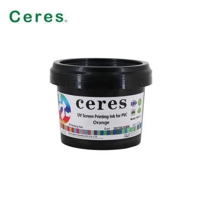 China Water Resistance UV Screen Printing Ink For PE Bottle Fineness 2-3um CMYK Panton Color for sale