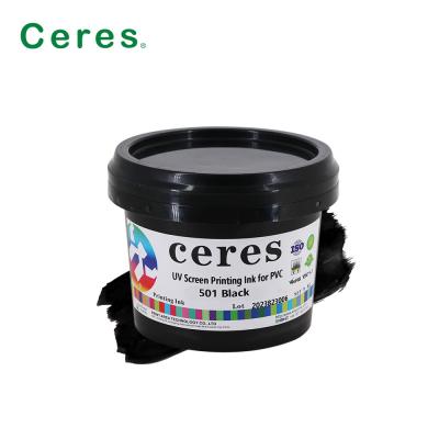 China Water Resistance UV Screen Printing Ink For PE Bottle Fineness 2-3um CMYK Panton Color for sale