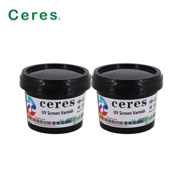Low Odor Uv Screen Varnish Not Easy To Crack For Paper High Viscosity