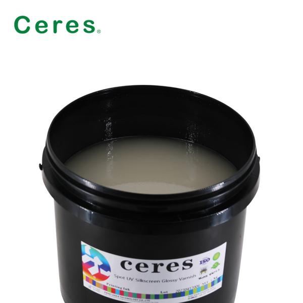 Low Odor Uv Screen Varnish Not Easy To Crack For Paper High Viscosity