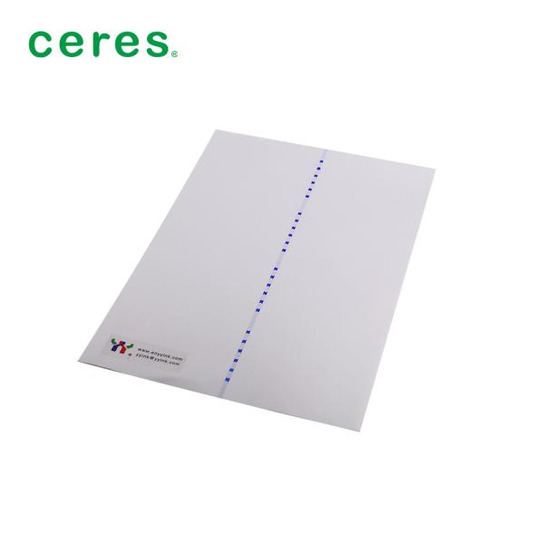 80 Gram Security Watermark Paper With Green To Blue Threads