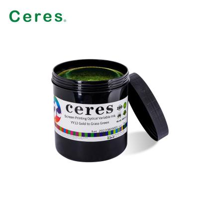 China Impressão de tela Tinta óptica variável YYM12 Dourado a Verde à venda