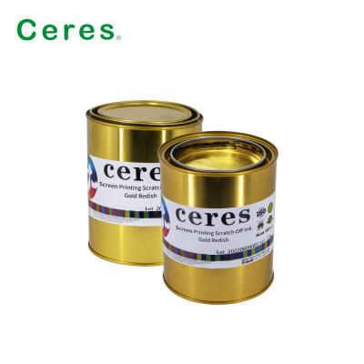 China PVC-PET-Sicherheitsdruckfarbe 1 kg Dose Lotterie-Ticket Wasser-basierte Druckfarbe zu verkaufen