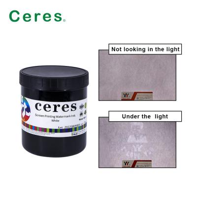 China 80 Gram Paper Printing Ink Solvent Based Offset Black Watermark Ink for sale