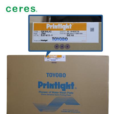 China QF95GC Offset Printing Plates Resin Nylon Transparent Printight Ctp Plates for sale