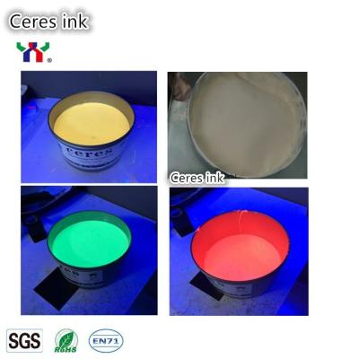 China UV Invisible Security Ink for Screen Printing Colorless to Orange for sale