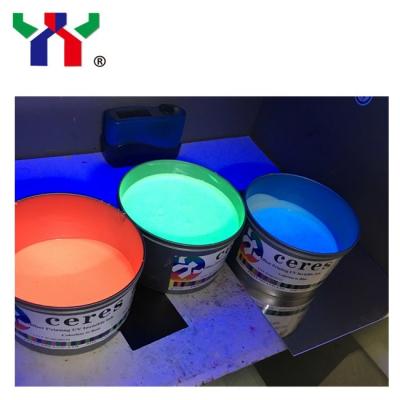 China UV Invisible Ink for Offset Printing Colorless to Grass Green for sale