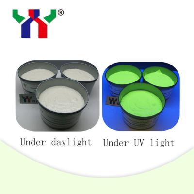 China UV Invisible Ink for Offset Printing Colorless to Grass Green for sale