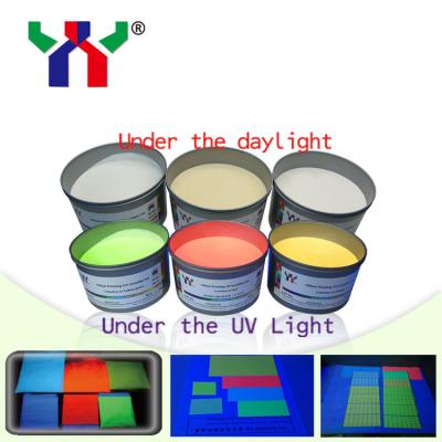 China UV Invisible Ink for Offset Printing Colorless to Grass Green for sale