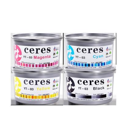 China YT-03 Model Soya Offset Printing Ink EN71-3 Conforming with 36 Months Shelf Time and 1kg MOQ for sale