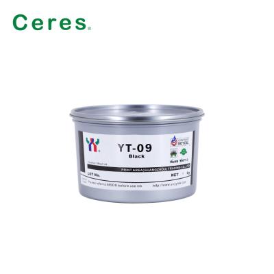 China Ceres High Gloss YT-09 Soy Bean Offset Printing Ink with Friction and Heat Resistance for Paper Air Drying for sale