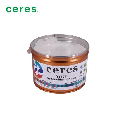 China Japan Import Solvent Based Desensitizing Ink for Carbonless Copy Paper in 1kg Tin with 12 Months Shelf Life for sale