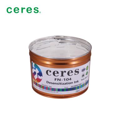 China Japan Import Solvent Based Desensitizing Ink for Carbonless Copy Paper in 1kg Tin with 12 Months Shelf Life for sale