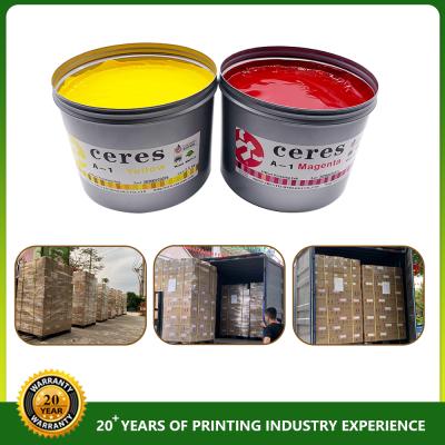 중국 환경 무해 콩 레진 UV 오프셋 잉크 (평판 오프셋 인쇄용) 판매용