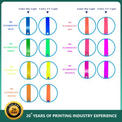 중국 자연 건조 자외선 오프셋 잉크 판톤 803 노란색 형광 인쇄 잉크 1KG/CAN 오프셋 인쇄 판매용