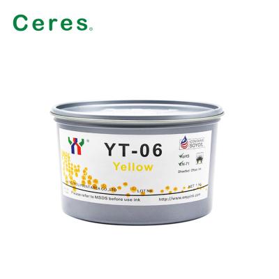 중국 세레스 YT-06 멜라민용 솔벤트 기반 오프셋 인쇄 잉크, 1KG/CAN 포장 및 A+ 등급 품질 판매용