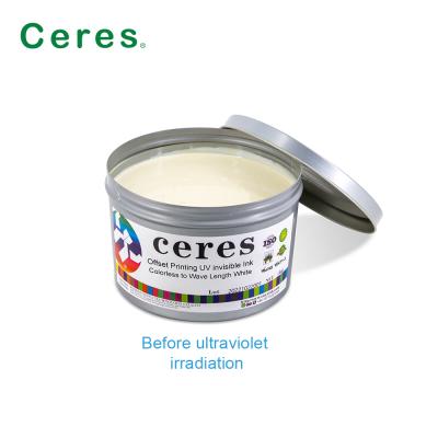 China Colorless to White UV Flexo Printing UV Invisible Ink for Special Effects Printing for sale