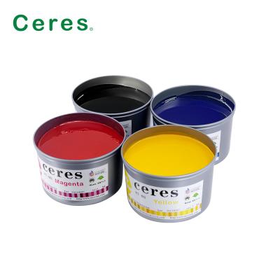 China Ceres YT-03 Fast Drying Eco-Friendly High Gloss Soy Offset Ink for CMYK Printing for sale