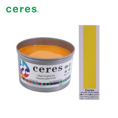 China Ceres Panton Yellow 012c Offset Pantone Printing Ink for sale
