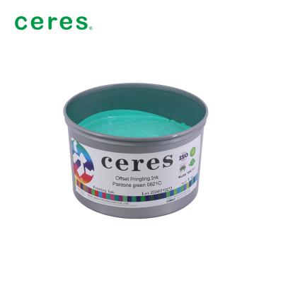 China Ceres Panton 0921c Green Offset Pantone Printing Ink for sale