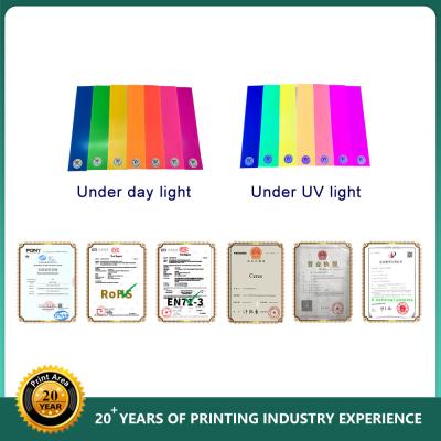 China Offset Uv Fluorescent Ink 1kg Can Normal Dry Eco Solvent Ink Cardboard Paper for sale