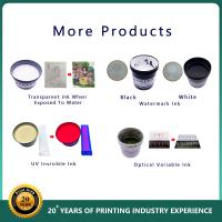 China PVC PET Security Printing Ink Scratch Off Ink for sale