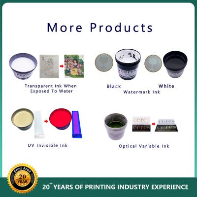China PVC PET Security Printing Ink Scratch Off Ink for sale
