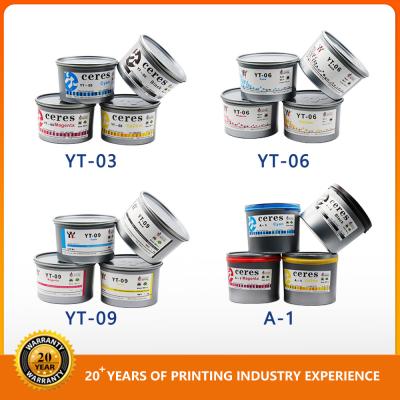 China Bright Colors Offset Printing Ink Paper High Gloss Cmyk Inks Magenta for sale