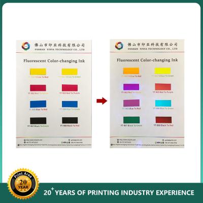 China UV Pantone Printing Ink High Concentration Fluorescent 1kg Can Eco Solvent for sale