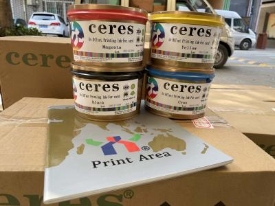 China 1 kg de tinta de secagem rápida para plástico CMYK tinta baseada em solvente de cartão bancário à venda