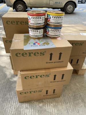 China 1 kg de tinta de secagem rápida para plástico CMYK tinta baseada em solvente de cartão bancário à venda
