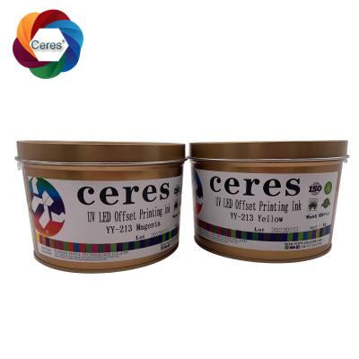 China MSDS UV Offset Ink Ceres 1 Kg Can Solvent Based Ink YY-213 Fast Drying for sale