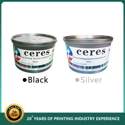 China Ceres Screen Printing Conductive Ink Carbon Black Security YT 581 Silver for sale