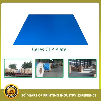 China Ceres Aluminum Offset Printing Plates Ctcp Digital Uv Ctp Plate High Run Length for sale