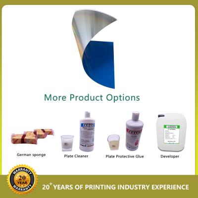 China Ceres Aluminum Offset Printing Plates Ctcp Digital Uv Ctp Plate High Run Length for sale