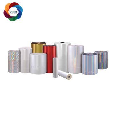 China Pet BOPP Thermal Lamination Film Packaging 27 Mic Soft Touch Polyester Film for sale