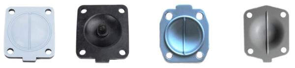 PTFE / EPDM 복합 펌프 밸브 디아프라그마 산업 기계 부품