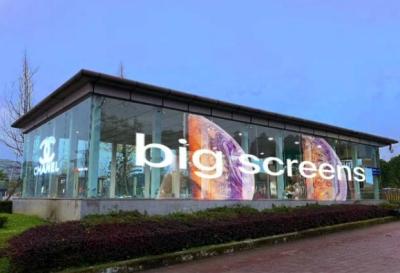 Cina Film trasparente di colore autoadesivo flessibile LED di HD Super per la facciata di costruzione in vendita